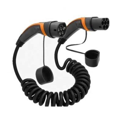China RDC Home Electric Vehicle Type 2 32A Portable Evse Charging Cable 5M Cable Included for sale