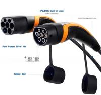 China RDC Home Electric Vehicle Type 2 32A Portable Evse Charging Cable 5M Cable Included for sale