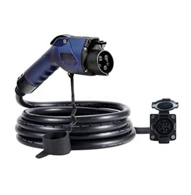 China RDC 16A 32A 80A 5M Charging Cable Female Plug To Type1 Male Socket EV Charging Connector for sale