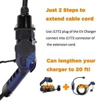 China RDC 16A 32A 80A 5M Charging Cable Female Plug To Type1 Male Socket EV Charging Connector for sale