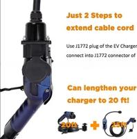 China Withstand Voltage 2000V RDC Discharge 32A SAE J1772 Type 1 EV Charger Cable For Car for sale