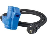 China RDC 32A EV Charger Socket Inlet Type 2 To Type1  Evse Socket Outlet Socket Shutter With 2m Cable for sale