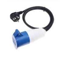 China RDC 32A EV Charger Socket Inlet Type 2 To Type1  Evse Socket Outlet Socket Shutter With 2m Cable for sale