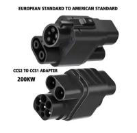 China Fast Charger Adapter For American Cars Charging In Europe Ccs2 To Ccs1 ev Adapter for sale