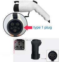 China EV Charger Adapter J1772 to EU Converter Type 1 to 220V Household Electric ev Adapter For European for sale