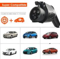 China RDC Level 1 EV Charger Portable Charging Cable 1 Pahse 16A 32A 7kw With 5M Length for sale