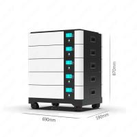 China 48VDC Hybrid Inverter Compatible Movable 14.33KWh 57KWh Off Grid Solar Power Lifepo4 Energy Storage Battery for Home for sale