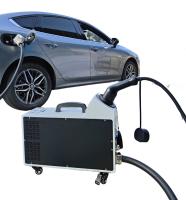 China Evonic New Design 20kw 30kw 40kw 60kw Portable CCS2 CCS1 GB/T Chademo DC Fast Electric Vehicle Charger with 4.3inch LCD Screen for sale