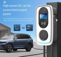 China Insulation Resistance 1000MΩ DC500V Evonic High Power 32A 22KW IP55 Wallbox Electric Floor-mounted EV Charger for Cars for sale