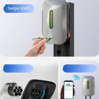China 380V Input Voltage Evonic Type 1 Type 2 GBT 22KW 32A EV Charger Wallbox Charging Station With Screen Rfid And App Control for sale