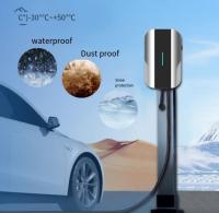 China Evonic Wholesale AC Electric Vehicle  32A 22kw Level 2 EV Charger Housing Standing With Rfid Card for sale