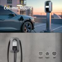 China Tesla Connection Evonic Commercial Evse 32A 7KW Wall Mount EV Charging Stations With Durable Construction and APP Control for sale