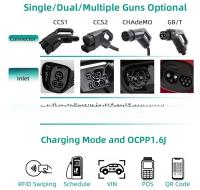 China Retrofit/Upgrade Evonic 60KW to 400KW Power Commercial EV Charger with OCPP1.6J DC Fast Electric Car Charging Station for sale