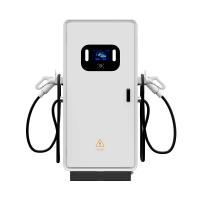China Floor-mounted EV DC Charger 60KW 120KW 180KW CCS1 CCS2 CHAdeMO GB/T Fast Charging Station with 7 Inches Touch Screen for sale