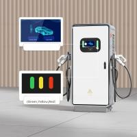 China Floor-mounted EV DC Charger 60KW 120KW 180KW CCS1 CCS2 CHAdeMO GB/T Fast Charging Station with 7 Inches Touch Screen for sale