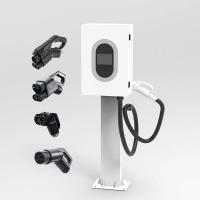 China Evonic 20KW 30KW 40KW IP54 CCS1 CCS2 Chademo GB/T Fast DC EV Car Charging Station with 5m Cable Input Voltage AC 380V for sale