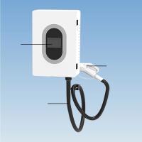 China Evonic 20KW 30KW 40KW IP54 CCS1 CCS2 Chademo GB/T Fast DC EV Car Charging Station with 5m Cable Input Voltage AC 380V for sale