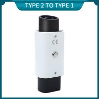 China Type1 Electric Vehicles EV Charging Adapter Type2 IEC62196-2 to Type1 AC EV 220V 7KW 32A with High Insulation Resistance for sale