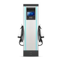 China Evonic  Double Gun TYPE 2 14KW 22KW 44kw OCPP1.6/2.0 Fast Floor Mounted EV Charger Station for Commerical Use for sale