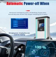 China Evonic  Double Gun TYPE 2 14KW 22KW 44kw OCPP1.6/2.0 Fast Floor Mounted EV Charger Station for Commerical Use for sale