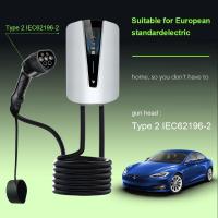 China EVONIC AC EV Charger Wall-mounted European Standard Type 2 7KW 21KW 16A 32A 400V AC EV Charging Station with 5m Cable for sale