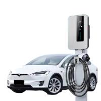 China EVONIC Wall-mounted Type 2 AC 7KW 11KW 22KW 16A 32A 380V Fast EV Charging Station for Electric Vehicle with 5m Cable for sale