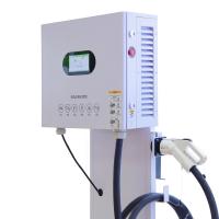 China RoHS Certified Evonic Waterproof Dustproof IP54 40KW 100A Fast DC Wall-Mounted Electric Vehicles Charging Station with 5m Cable for sale