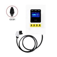 China Reasonable Price Wall-mounted 30KW Single Connector Fast DC Electric Vehicle Charger Station with 5m Cable for sale