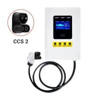 China Reasonable Price Wall-mounted 30KW Single Connector Fast DC Electric Vehicle Charger Station with 5m Cable for sale
