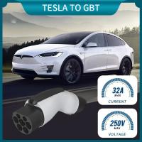 China GBT Car BYD EVONIC EV Adapter 32A Tesla to GBT Adapter 250V Car Accessories Charging Connector Anti Theft Leak Protection for sale