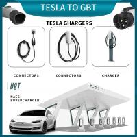 China GBT Car BYD EVONIC EV Adapter 32A Tesla to GBT Adapter 250V Car Accessories Charging Connector Anti Theft Leak Protection for sale