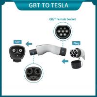 China EVONIC GBT to Tesla Charging Adapter Auto Parts Electric Vehicle Connector 7KW 32A 250V Car Accessories For Tesla Model Y3 XS for sale