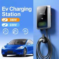 China EVONIC EVSE AC EV Charger 22KW 32A Type 2 European Standard Wall-mounted AC EV Charging Station with 5m Cable for Electric Car for sale