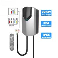 China EVONIC EVSE AC EV Charger European Standard Type 2 7KW  32A 220V Wall-mounted AC EV Charging Station with 5m Cable for sale