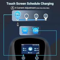 China EVONIC AC EV Charger Wall-mounted European Standard Type 2 7KW 11KW 22KW 16A 32A 380V AC EV Charging Station with 5m Cable for sale