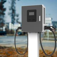 China Commerical  OCPP Double Gun 40KW DC CCS1 CCS2 Super Fast EV Charger Charging Station with 5m Cable for sale