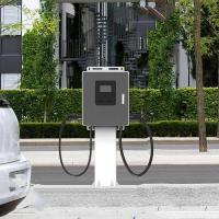 China Commerical  OCPP Double Gun 40KW DC CCS1 CCS2 Super Fast EV Charger Charging Station with 5m Cable for sale