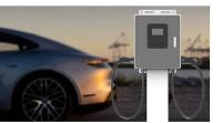 China Commerical  OCPP Double Gun 40KW DC CCS1 CCS2 Super Fast EV Charger Charging Station with 5m Cable for sale