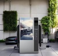 China Best Look  60KW 120KW 180KW 240KW 360KW CCS 2 Fast DC EV Charger Station With Big Advertising Screen for sale