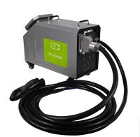 China Evonic High Quality IP54 21KW 3IN1 Mobile Portable DC EV Charger Station With Advertisement Screen for sale