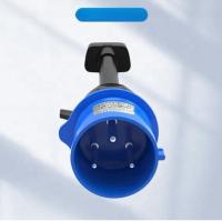 China IP44 3pin Blue CEE Adapter for Tesla Evonic Model S 3 X Y Gen 2 Ev Charger Extension Cord Connector For Replace/Repair for sale