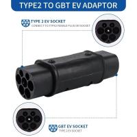 China Type2 to GB/T EV Adapter IEC 62196 Charging Station Convertor 32A 3Phase Type 2 to GBT EVSE Charger for sale
