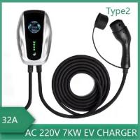 China EVONIC Smart Home 7kW EV Charger Wall Box AC Home Charging Station App Control 32A Rated Current DC Output GB Wall-Mounted for sale