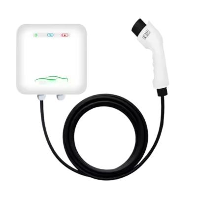 China EVONIC EV Charger Wall-mounted Type 2 AC 7KW 11KW 22KW 16A 32A 220-480V EV Charging Station with Card Swipe for Electric Vehicle for sale