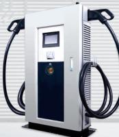 China Competitive Price Two Gun Electric Car CCS2 30KW 40KW 60KW Fast DC EV Charger With Solar Panel for sale