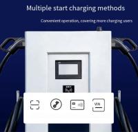 China Competitive Price Two Gun Electric Car CCS2 30KW 40KW 60KW Fast DC EV Charger With Solar Panel for sale