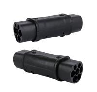 China 32A EV Charger Adapter Socket Type1 J1772 to Type2 IEC 62196 EVSE Electric Vehicle Charging Converter Connector for sale
