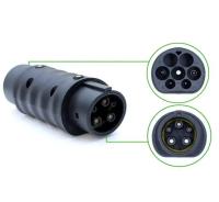 China Insulation Resistance 1000MΩ DC500V IP Grade IP65 Electric Vehicle Connectors Adapter Fast Charging Type 2 to TESLA Type 1 for sale