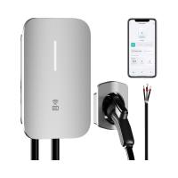 China 48 Amp RFID Card EV Charger Wall-mounted 25ft Cable Indoor/Outdoor WiFi Enabled 240V Electric Vehicle Charging Station for sale