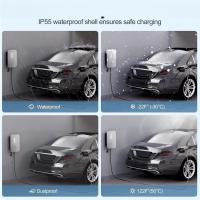 China 48 Amp RFID Card EV Charger Wall-mounted 25ft Cable Indoor/Outdoor WiFi Enabled 240V Electric Vehicle Charging Station for sale